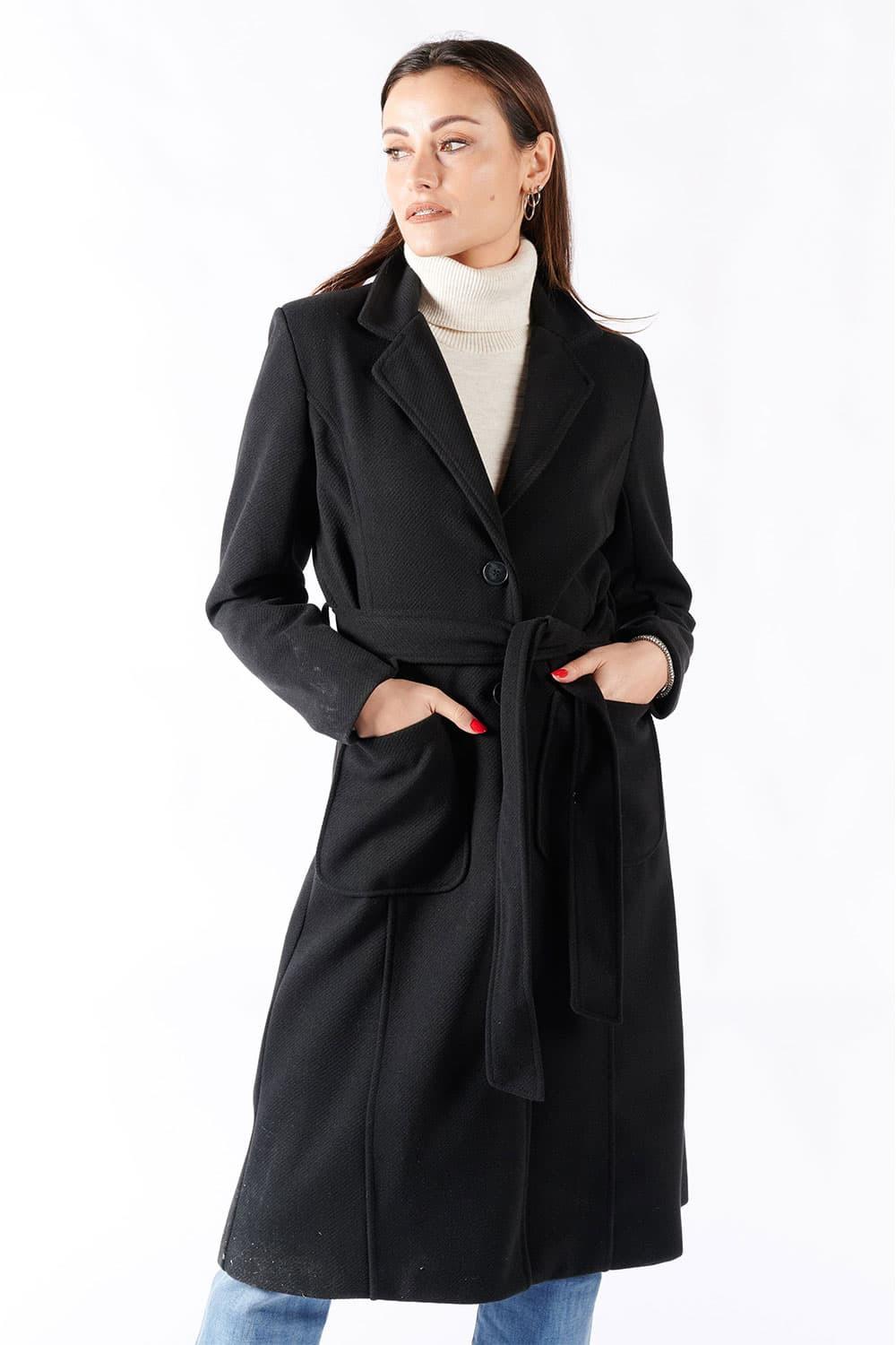 Long Coat With Belt | Barone Firenze