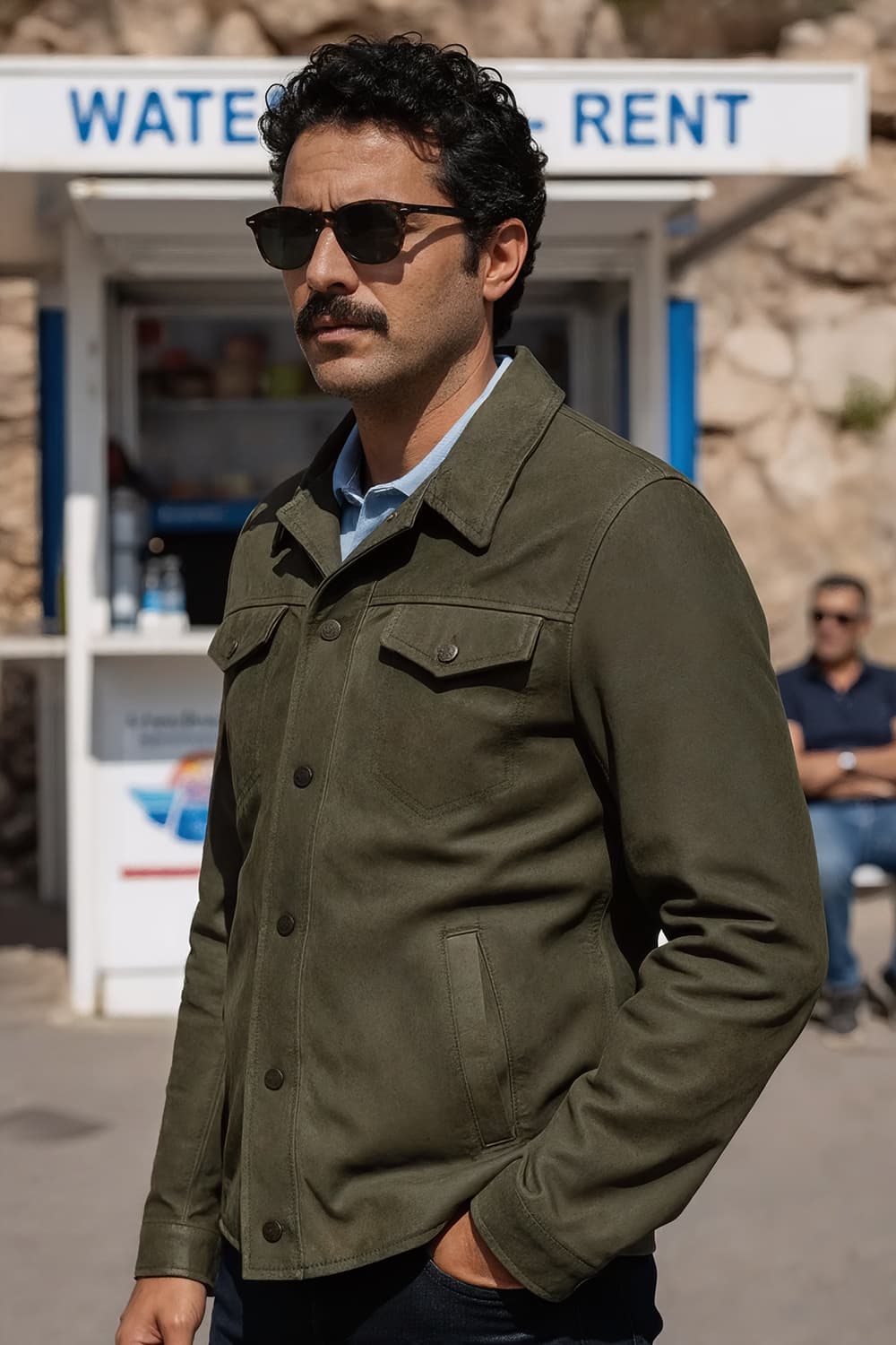 Ale suede unlined leather jacket for men | Barone Firenze